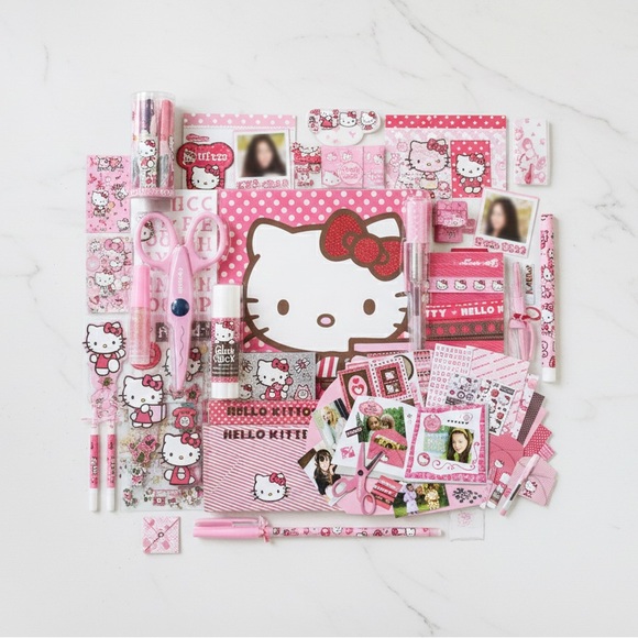Hello Kitty | Office | Hello Kitty Allinone Scrapbook Kit Sanrio Over ...